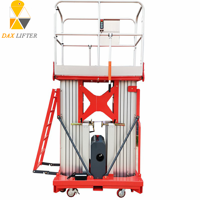 China Dual Mast Aluminum Compact Man Lift Manufacturer and Supplier | Daxin