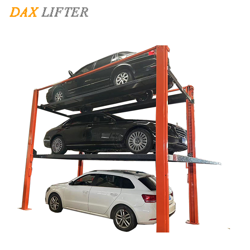 China Customized Four Post 3 Car Stacker Lift Manufacturer and Supplier ...
