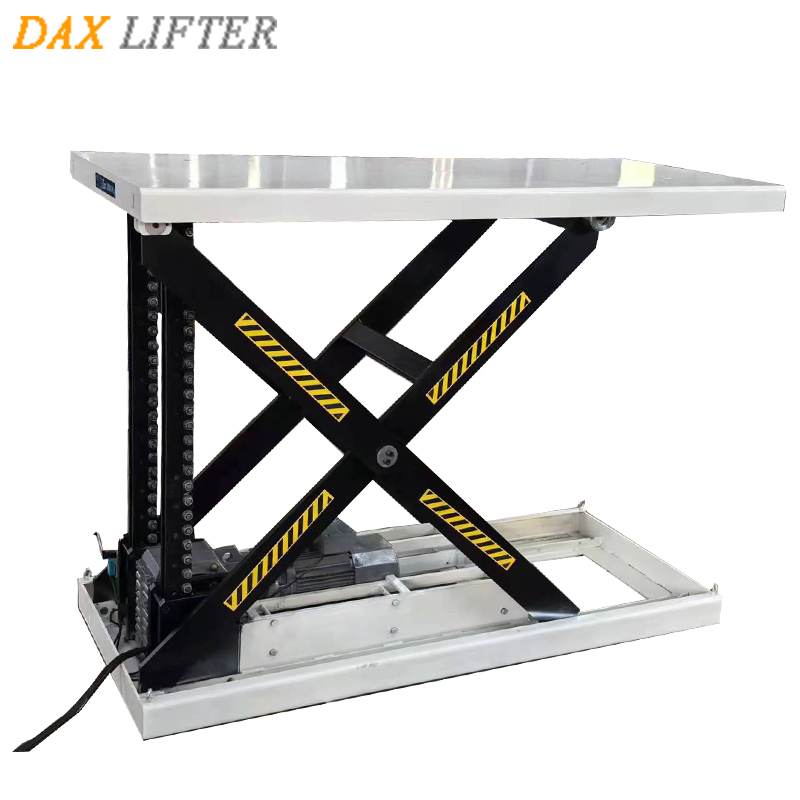 China Rigid Chain Scissor Lift Table Manufacturer and Supplier | Daxin