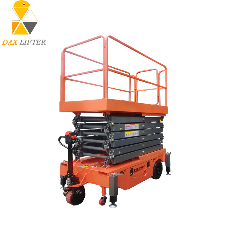 China Lightweight Mobile Scissor Lift Scaffolding Manual Lift Platform ...